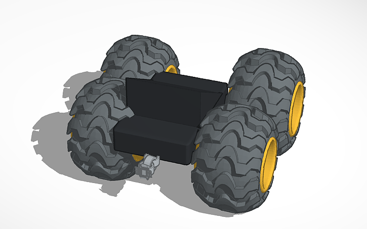 3D design Monster truck - Tinkercad
