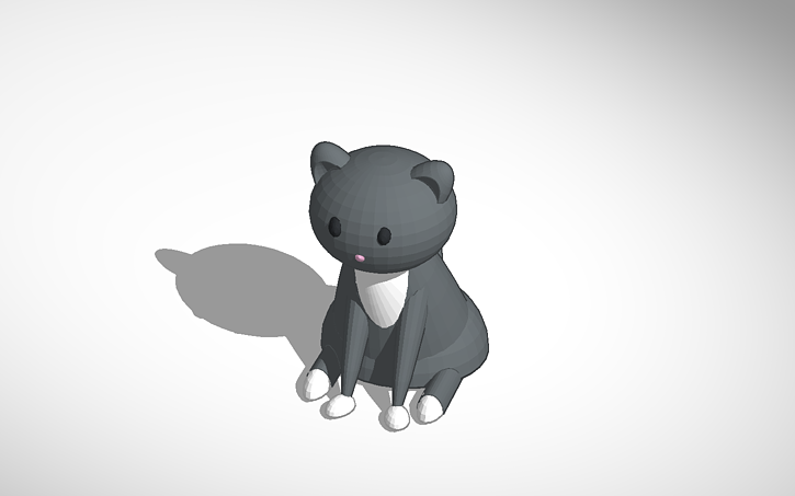 3D design Cat - Tinkercad
