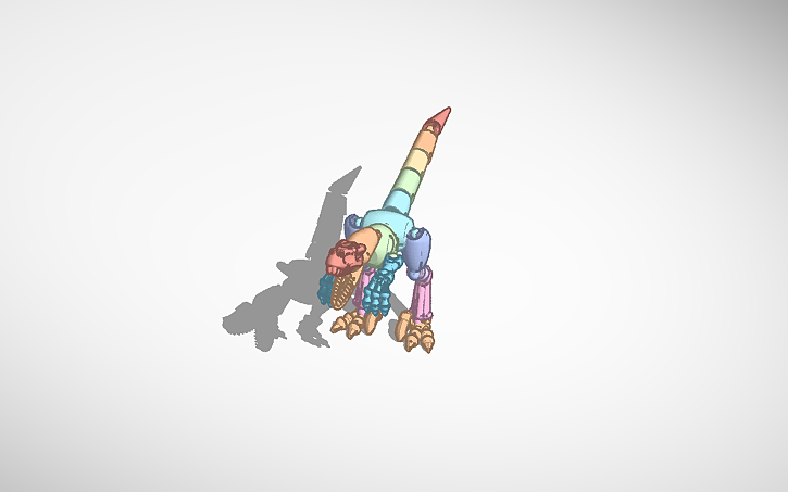 3D design Dinosaurio - Tinkercad