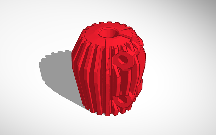 3D design MPCNC 5/16th Pineapple Coupler D Shaft | Tinkercad