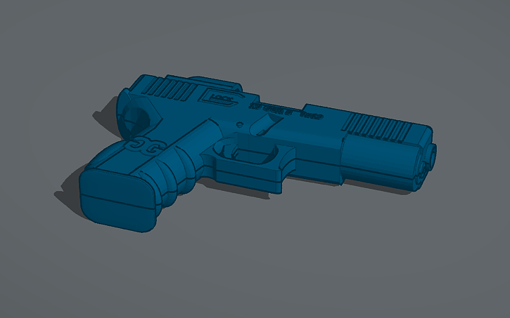 3D design Glock 19 - Tinkercad