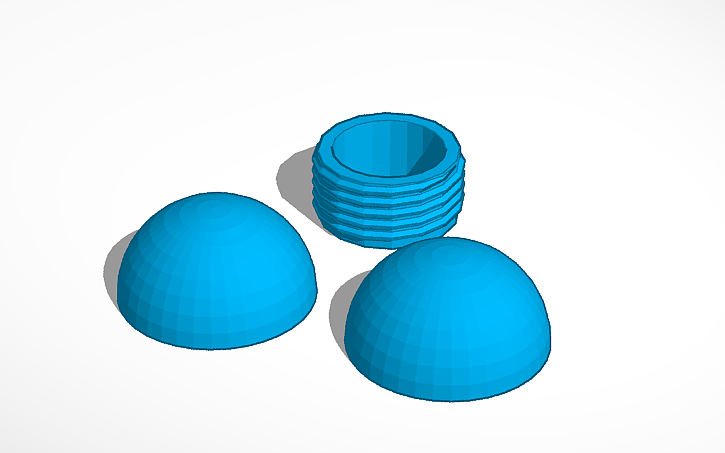 3D design ball - Tinkercad