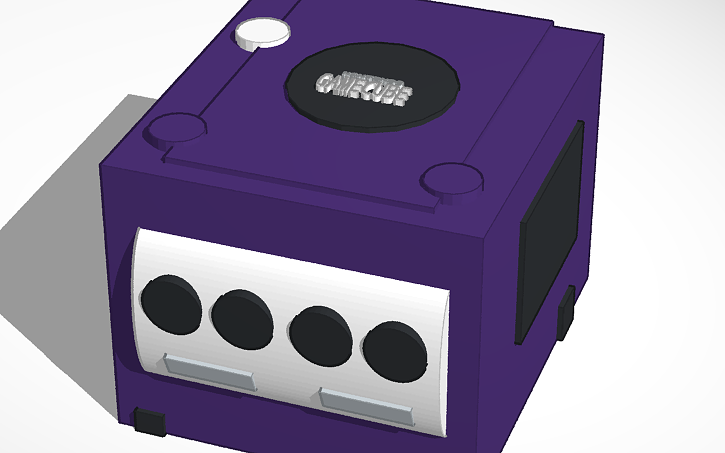 3D design GameCube - Tinkercad