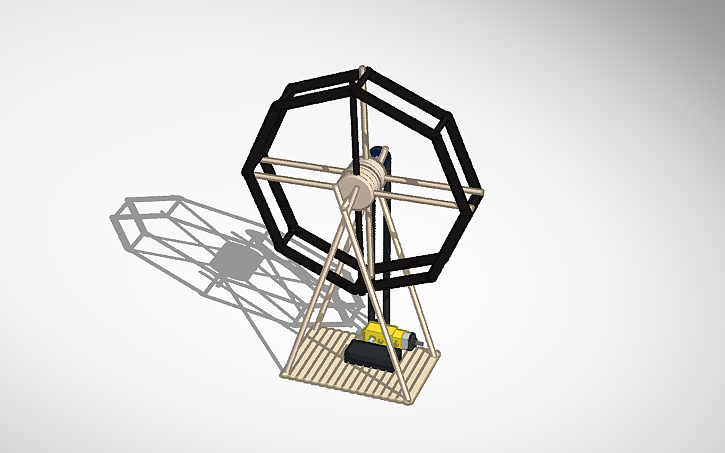3D design Roda gigante 3D - Tinkercad