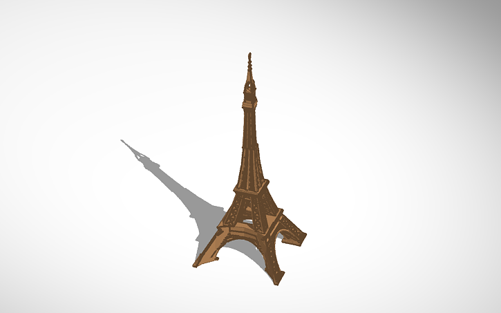 3D design famous tower - Tinkercad