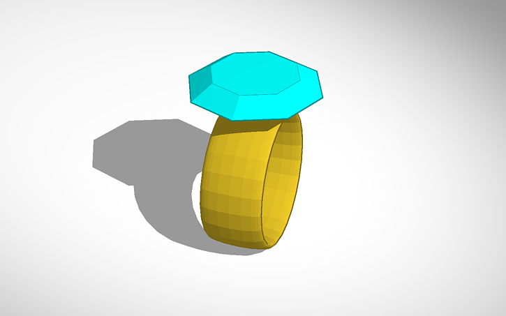 3D design Engagement Ring | Tinkercad