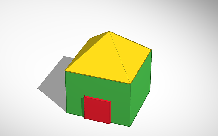 3D design Rumah - Tinkercad