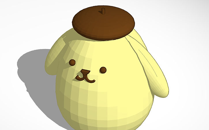 3D design Pompompurin - Tinkercad