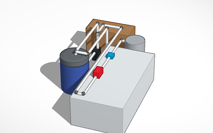 3d Design Water Level Control Plant Tinkercad