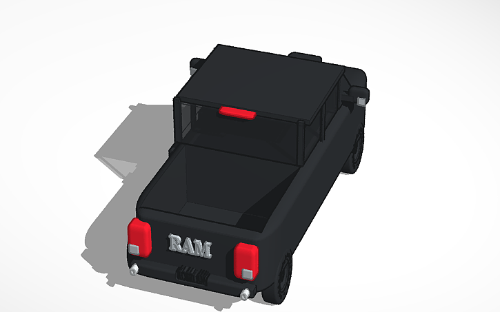 3D design DODGE RAM | Tinkercad