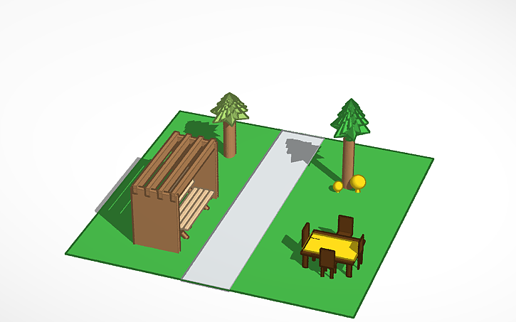 3D design Garden - Tinkercad