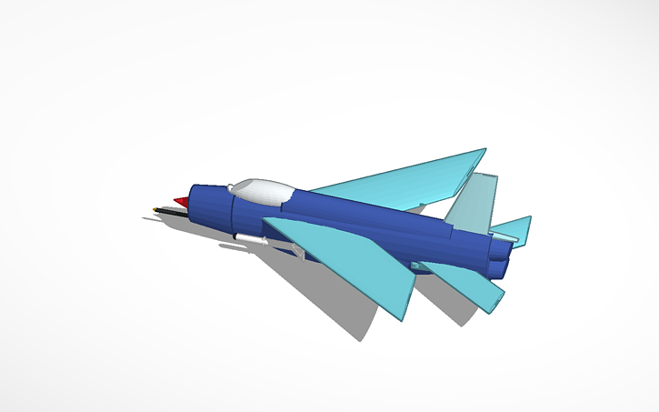 3D design Copy of English Electric Lightning - Tinkercad