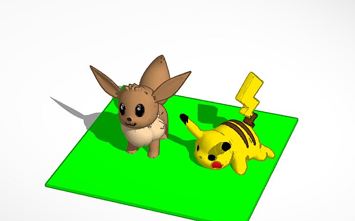 3D design pokemon - Tinkercad