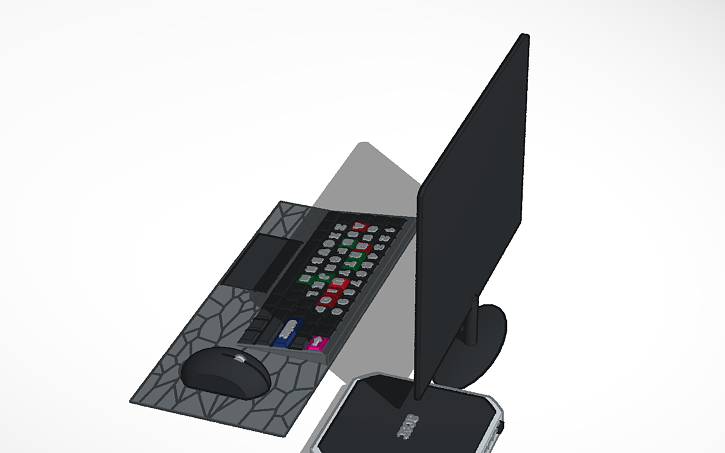 3D design keyboard | Tinkercad