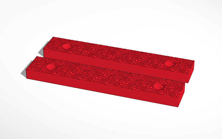 3D design Vise Blocks 5 1/2" vise with texture, print at 90% infill ...