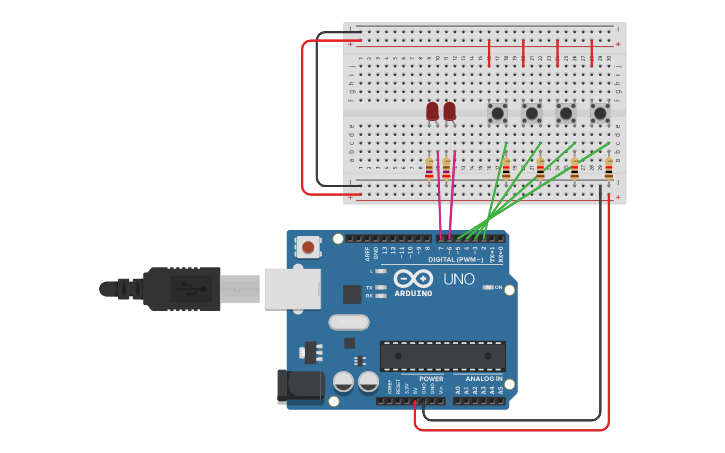 Circuit design lab 2 act 2 | Tinkercad