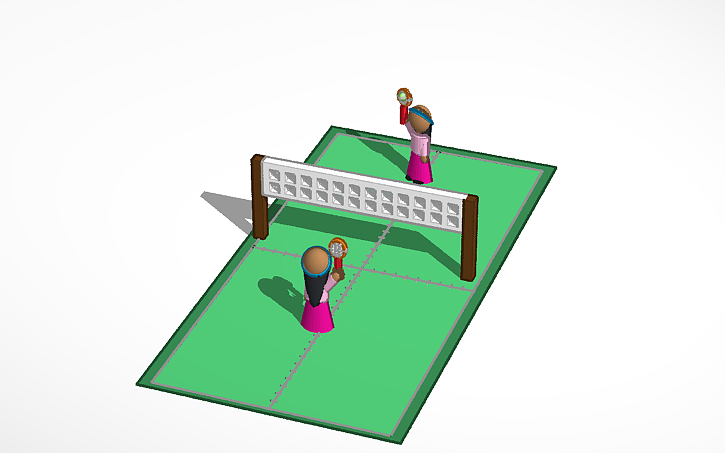 3D design TENNİS GAME - Tinkercad