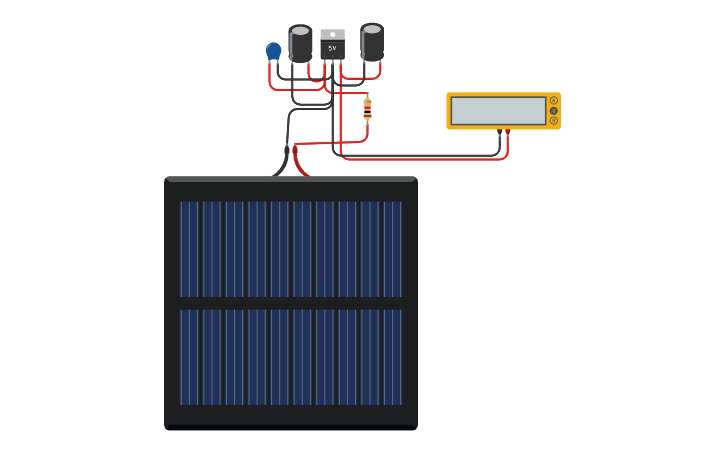 Circuit design CARGADOR SOLAR - Tinkercad