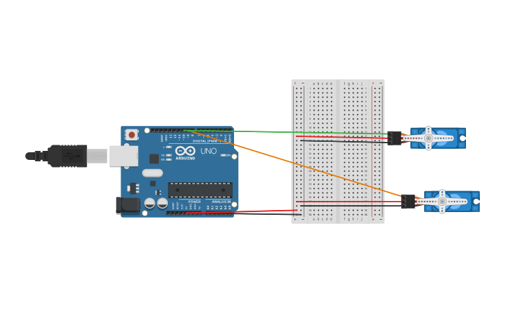 Circuit design Random Obstacles Pop-Up Code - Tinkercad