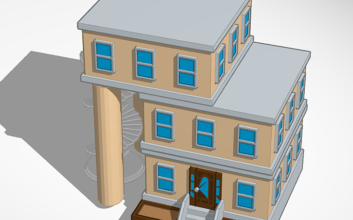 3D design CASA HECHA POR MIRIAM GONZALEZ CRIADO 3 C - Tinkercad