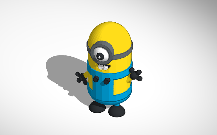 3D design 二平 05 minions - Tinkercad