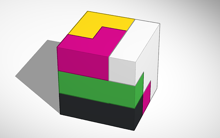 3D design puzzle cube | Tinkercad