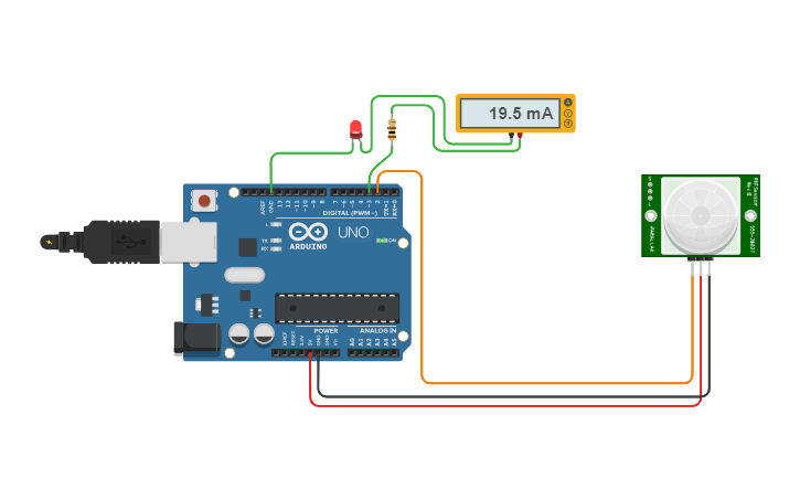 Circuit Design Pir Sensor With Timer Tinkercad
