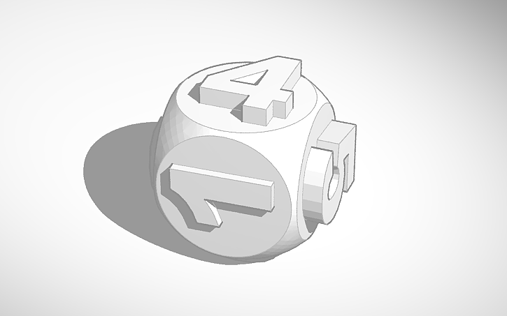 3D design noppa - Tinkercad