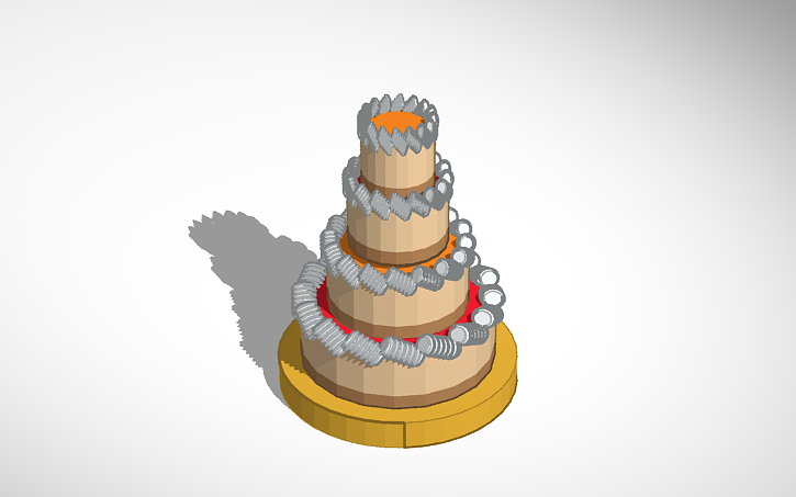 3d Design King Cake Tinkercad