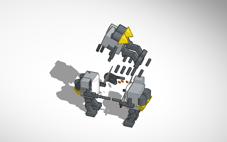 3D design mech - Tinkercad