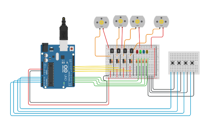 Circuit design vending machine - Tinkercad