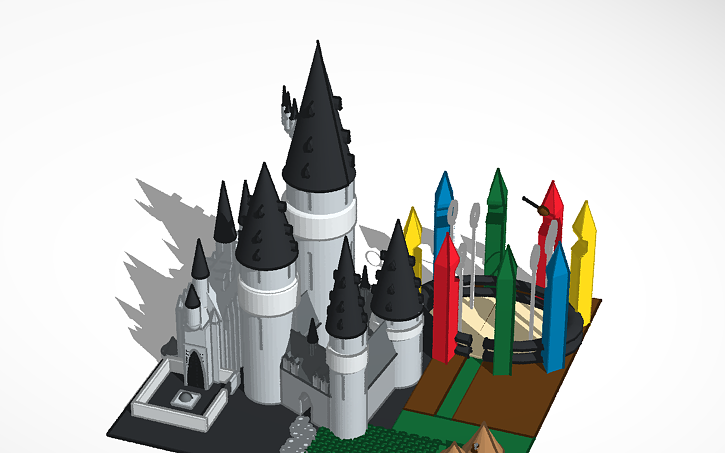 3D design Hogwarts design - Tinkercad