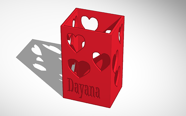 3D design Taza para lapicero Dayana - Tinkercad