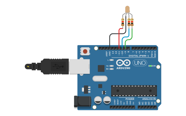 Circuit design Color - Tinkercad