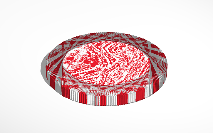 3D design A weird coin thingy (Christmas version) | Tinkercad