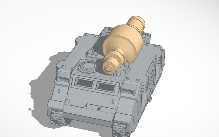 3D design Tank - Tinkercad