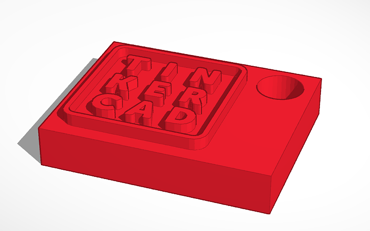 3D design Tinkercad keychain | Tinkercad