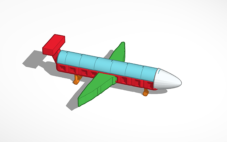 3D design aero plane | Tinkercad