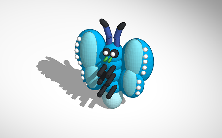 3D design Cool Butterfly | Tinkercad