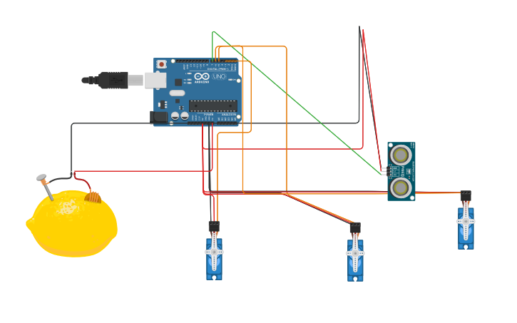 Circuit design Sensor - Tinkercad