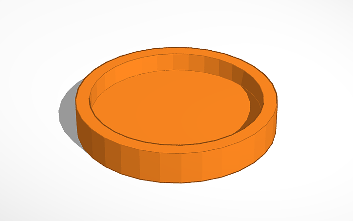 3D design Blank Token | Tinkercad