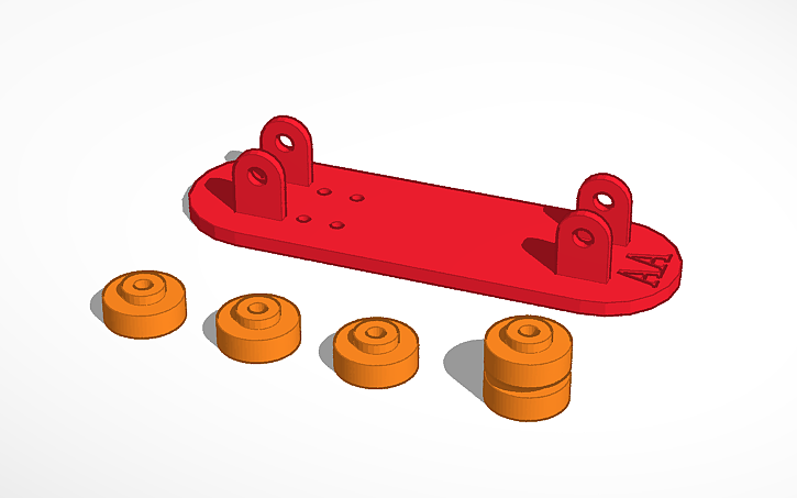 3D design skate - Tinkercad