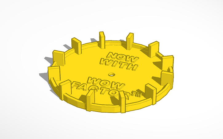 3D design Disc - Tinkercad