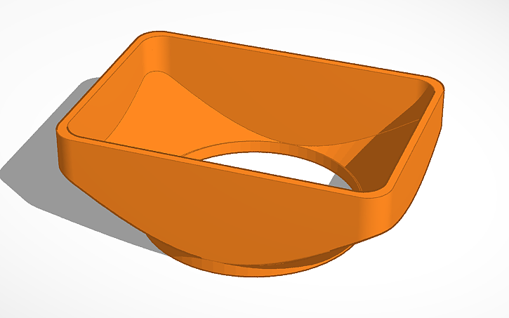 3D design Square Hood - Tinkercad