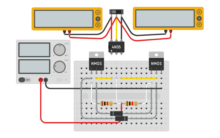 Circuit design TRAFO | Tinkercad