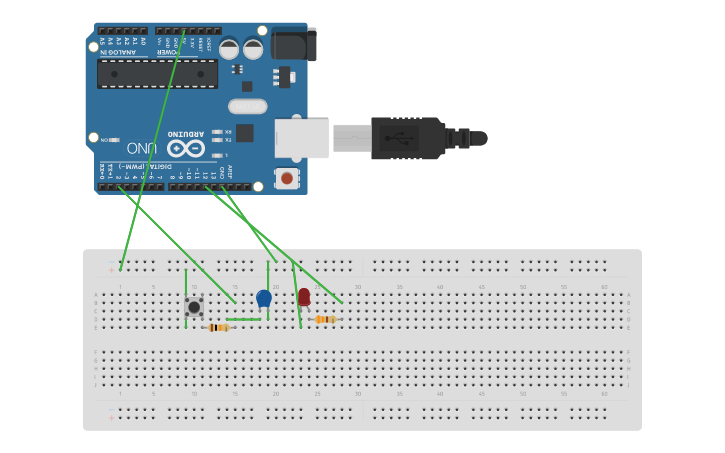 Circuit design Trick Switch | Tinkercad