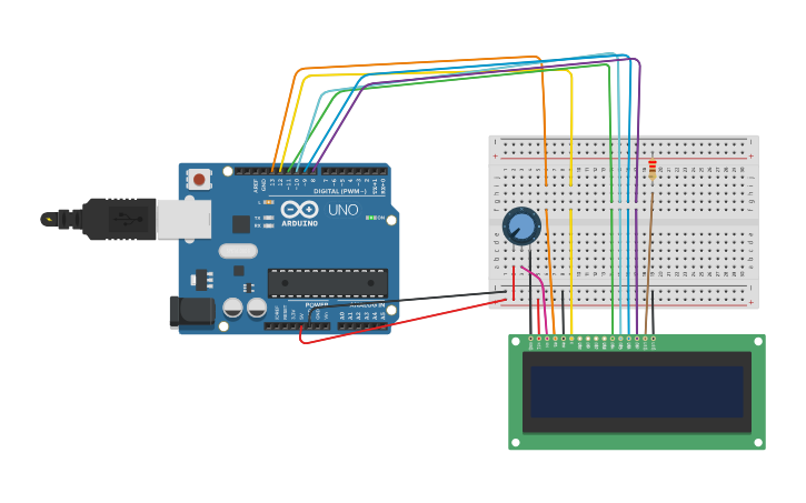 Circuit design EX 7 LAB 5 - Tinkercad
