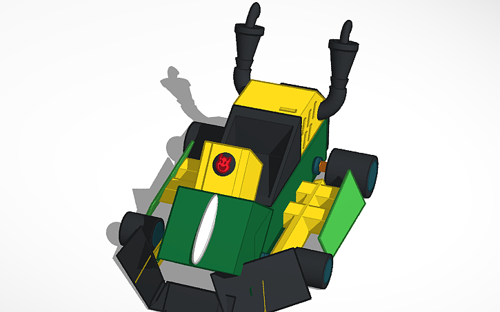3D design Bowser kart - Tinkercad