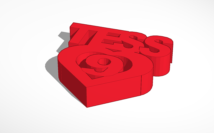 3D design Tess 9 jaar - Tinkercad