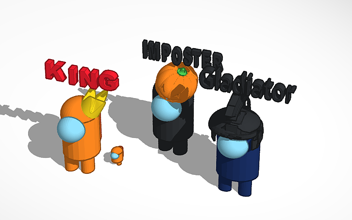 3D design Among us | Tinkercad